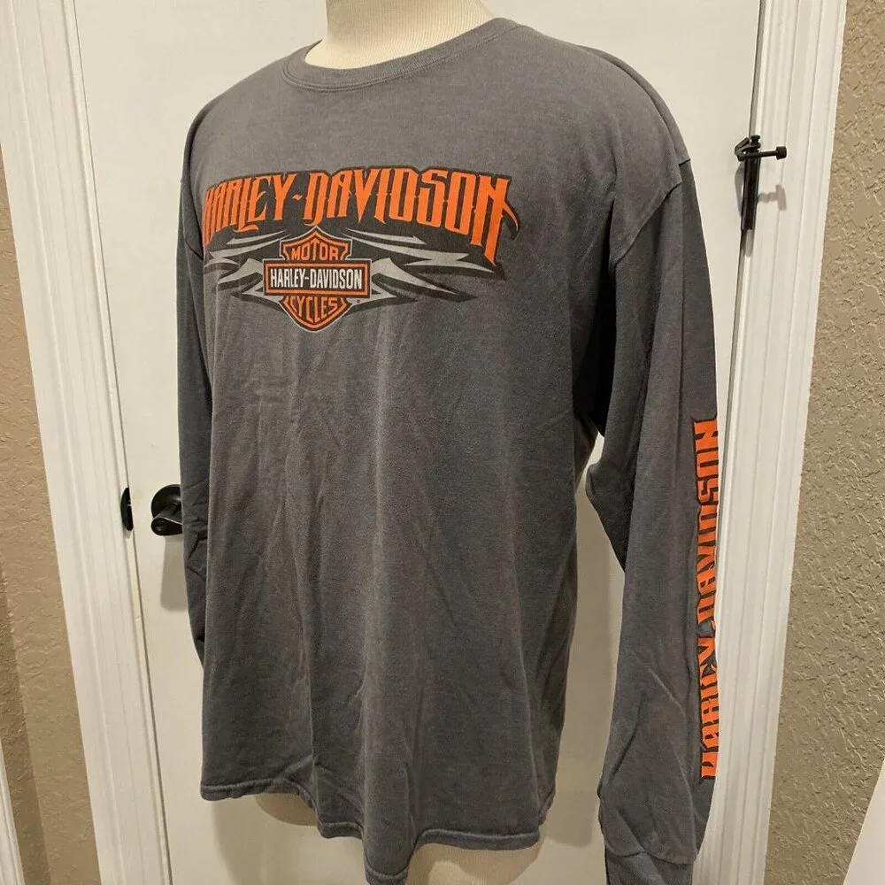 Harley-Davidson | Shirts | Harley Davidson Long Sleeve Shirt Xl ...